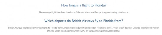 Do BA fly direct from Heathrow? - theDIBB