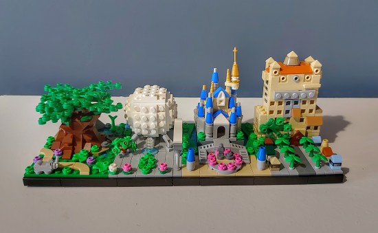 Miniature Disney World Skyline - theDIBB