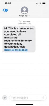 Dodgy Virgin Text Message? - theDIBB