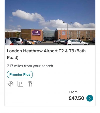 Premier Inn Heathrow Terminal 2/3 - bargain prices for December - theDIBB